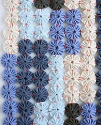 Yo-yo Quilt Projects And Ideas ⋆ Hello Sewing