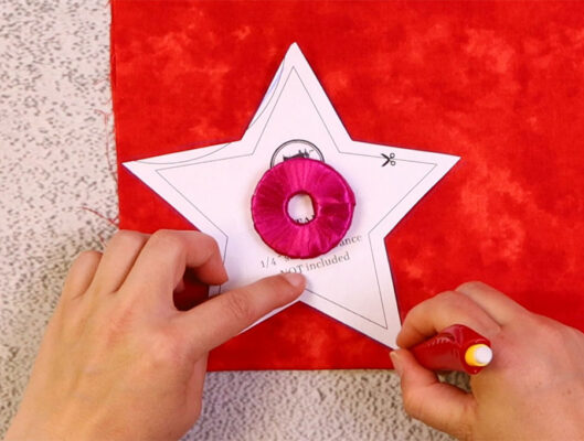 DIY Stuffed Patriotic Fabric Star | 4th July Fabric Stars Sewing ...