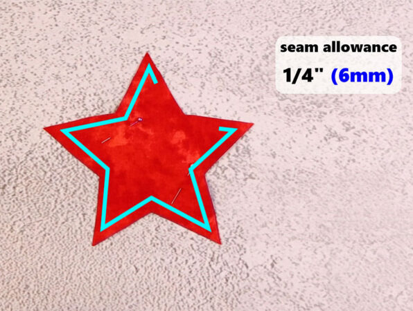 DIY Stuffed Patriotic Fabric Star | 4th July Fabric Stars Sewing ...