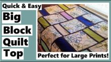 Big Block Quilt Patterns (all Free) ⋆ Hello Sewing