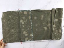 DIY Fabric Remote Control Holder - How To Sew An Armchair Caddy With 4 ...