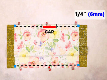 How To Sew Self-binding Placemats [the Easiest Way] ⋆ Hello Sewing