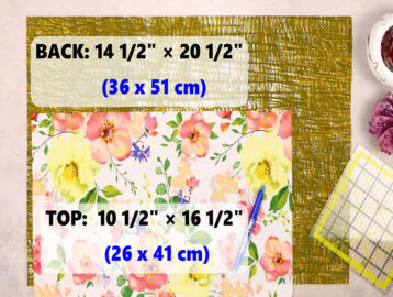 How To Sew Self-binding Placemats [the Easiest Way] ⋆ Hello Sewing