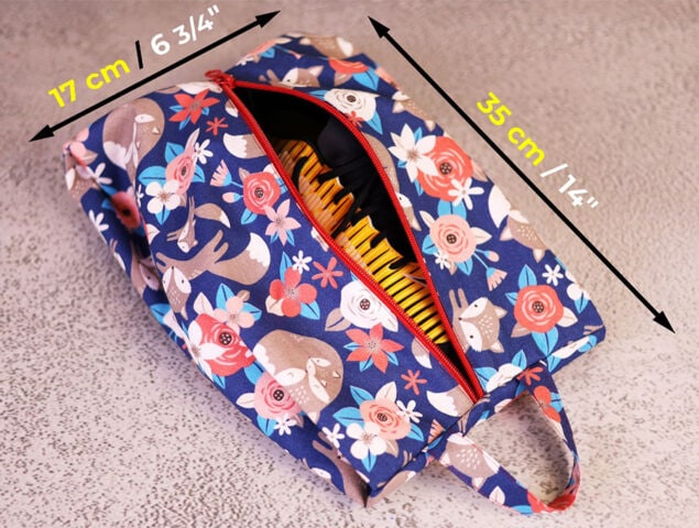DIY Collapsible Shoe Bag For Travel // 10-Minute Lay Flat Shoe Storage ...