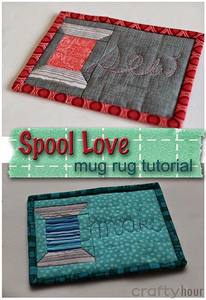 12+ Free Mug Rug Patterns To Snack In Style ⋆ Hello Sewing