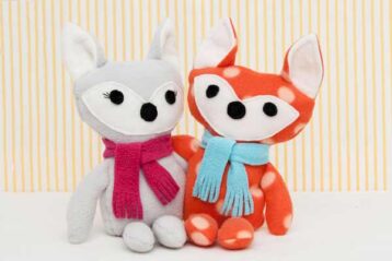 15+ Fox Plush Patterns - Fox Stuffed Animal Patterns ⋆ Hello Sewing