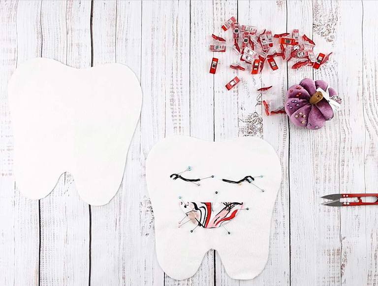 DIY Tooth Fairy Pillow Pattern | Tutorial And Video ⋆ Hello Sewing