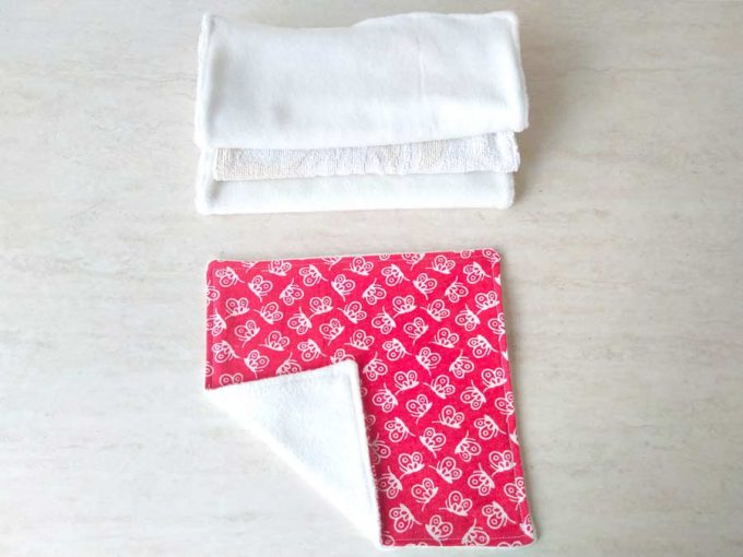Unpaper Towels DIY: How To Make Reusable Paper Towels For Your Kitchen ⋆ Hello Sewing