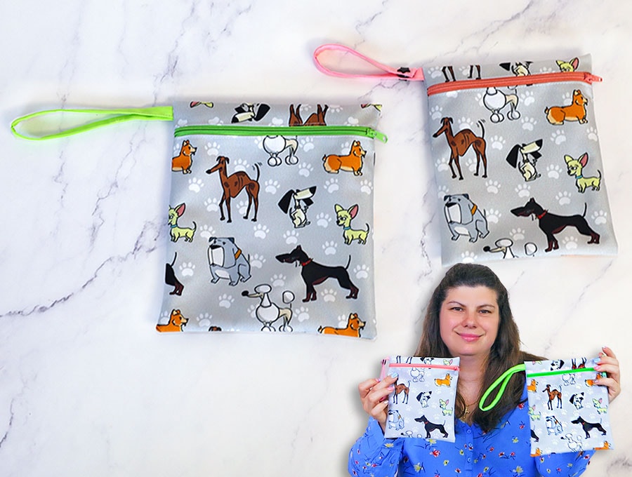 DIY Wet Bag // Sewing Pattern In 3 Sizes // How To Sew A Wet Bag ⋆ ...