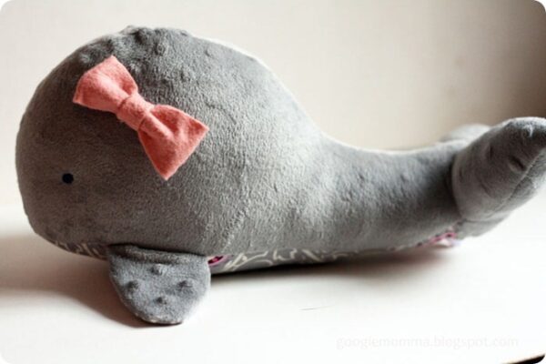 Whale Stuffed Animal Patterns ⋆ Hello Sewing