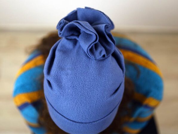 DIY Winter Hat With Pleats And Gathers ⋆ Hello Sewing